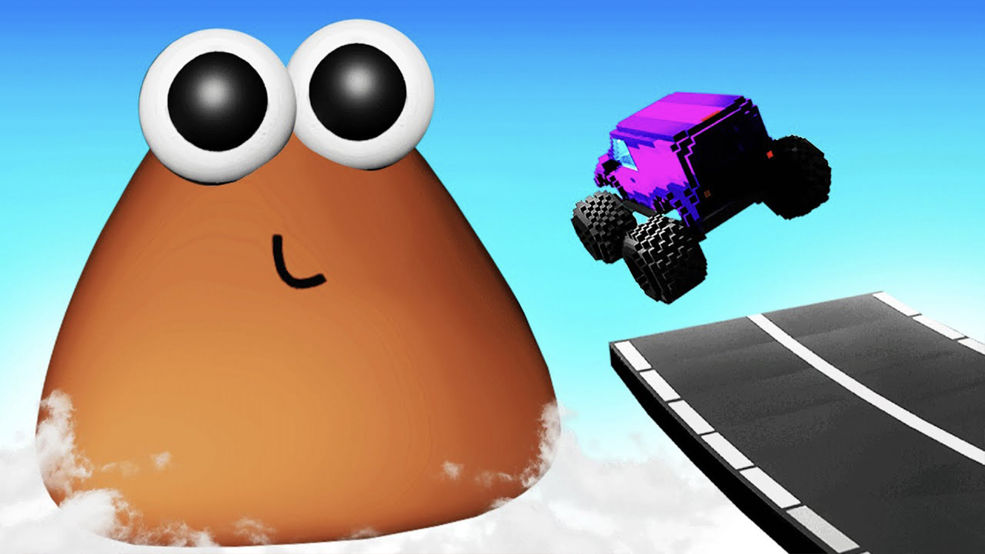 Watch Giant Pou vs. Cars | Free TV Shows | Fawesome TV