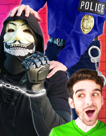 Watch POLICE ARREST PZ9 - Spending 24 Hours Spying on Hacker and Giving ...